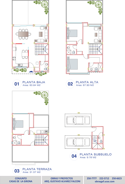 OBRAS Y PROYECTOS GAF - Planta 3 Pisos